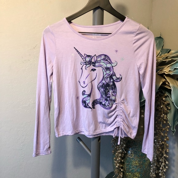 Epic Threads | Tops | Epic Threads Lavender Unicorn Ruched Side Top ...